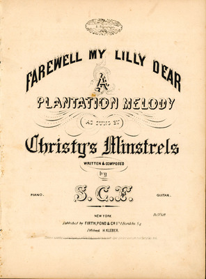 "Farewell My Lilly Dear" by Stephen Collins Foster