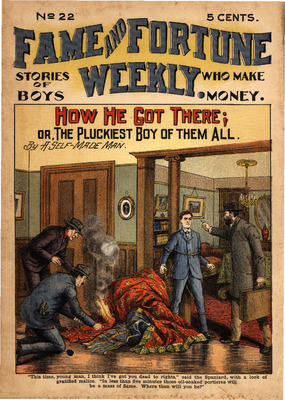 "How he got there, or, The pluckiest boy of them all" by Frank Tousey ...