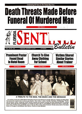 "Florida Sentinel Bulletin, August 16, 2011" by Gwen Hayes