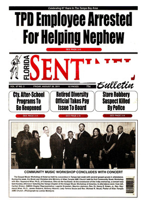 "Florida Sentinel Bulletin, August 26, 2011" by Gwen Hayes
