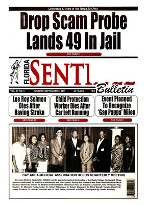 "Florida Sentinel Bulletin, September 6, 2011" by Gwen Hayes
