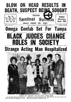 "Florida Sentinel Bulletin, November 2, 1971" by C. Blythe Andrews Jr.