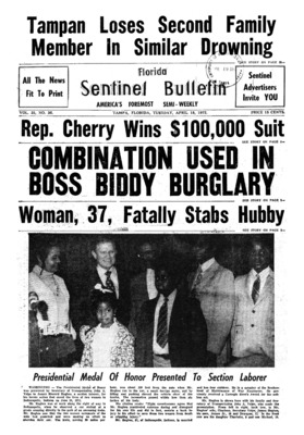 "Florida Sentinel Bulletin, April 18, 1972" by C. Blythe Andrews Jr.