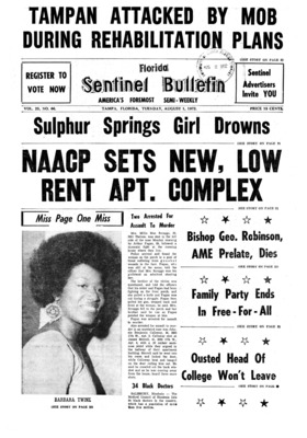 "Florida Sentinel Bulletin, August 1, 1972" by C. Blythe Andrews Jr.