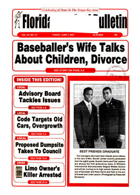 "Florida Sentinel Bulletin, June 1, 2007" by Gwen Hayes