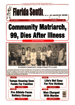 "Florida Sentinel Bulletin, March 24, 2009" by Gwen Hayes