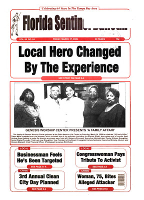 "Florida Sentinel Bulletin, March 27, 2009" by Gwen Hayes