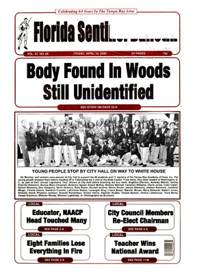 "Florida Sentinel Bulletin, April 10, 2009" by Gwen Hayes