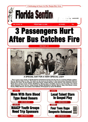 "Florida Sentinel Bulletin, May 15, 2009" by Gwen Hayes