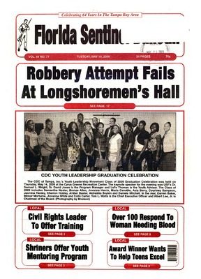 "Florida Sentinel Bulletin, May 19, 2009" by Gwen Hayes