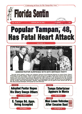"Florida Sentinel Bulletin, May 26, 2009" by Gwen Hayes