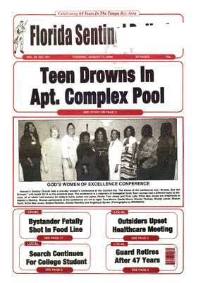 "Florida Sentinel Bulletin, August 11, 2009" by Gwen Hayes