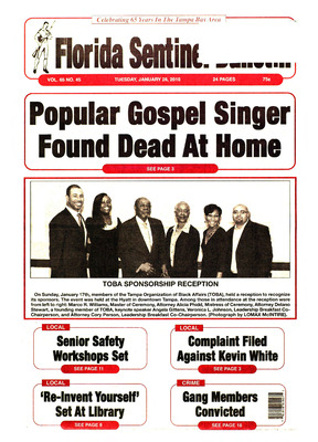 "Florida Sentinel Bulletin, January 26, 2010" by Gwen Hayes