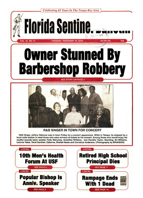 "Florida Sentinel Bulletin, February 16, 2010" by Gwen Hayes