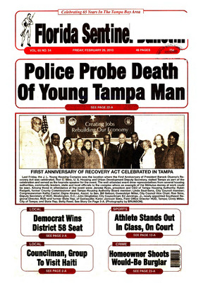 "Florida Sentinel Bulletin, February 26, 2010" by Gwen Hayes