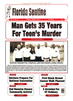 "Florida Sentinel Bulletin, March 2, 2010" by Gwen Hayes