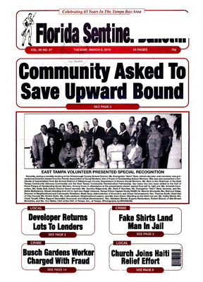 "Florida Sentinel Bulletin, March 9, 2010" by Gwen Hayes