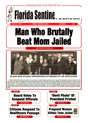 "Florida Sentinel Bulletin, March 26, 2010" by Gwen Hayes