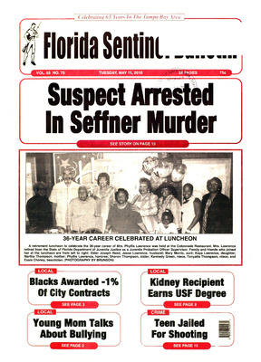 "Florida Sentinel Bulletin, May 11, 2010" by Gwen Hayes