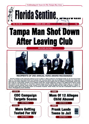"Florida Sentinel Bulletin [Vol. 65, no. 81 (June 1, 2010)]"
