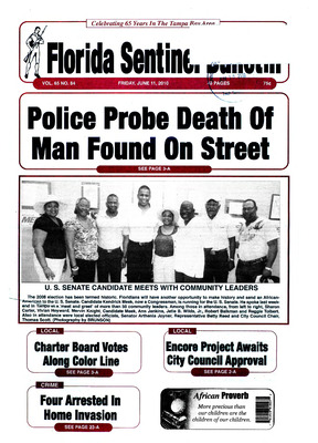 "Florida Sentinel Bulletin, June 11, 2010" by Gwen Hayes