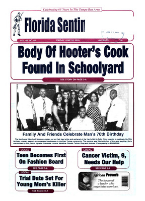 "Florida Sentinel Bulletin, June 25, 2010" by Gwen Hayes