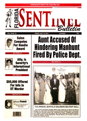 "Florida Sentinel Bulletin, July 16, 2010" by Gwen Hayes
