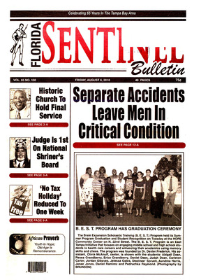 "Florida Sentinel Bulletin, August 6, 2010" by Gwen Hayes