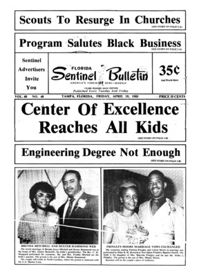 "Florida Sentinel Bulletin, April 19, 1985" by Gwen Hayes