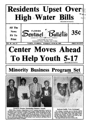 "Florida Sentinel Bulletin, June 18, 1985" by Gwen Hayes