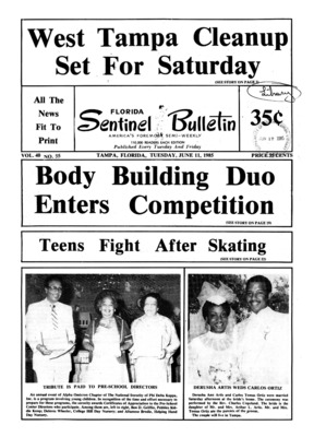 "Florida Sentinel Bulletin, June 11, 1985" by Gwen Hayes