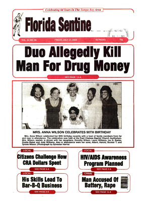 "Florida Sentinel Bulletin, July 24, 2009" by Gwen Hayes