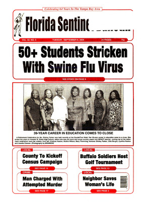 "Florida Sentinel Bulletin, September 8, 2009" by Gwen Hayes