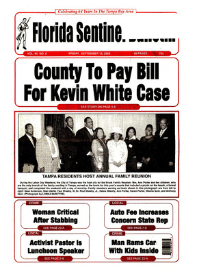 "Florida Sentinel Bulletin, September 18, 2009" by Florida Sentinel ...