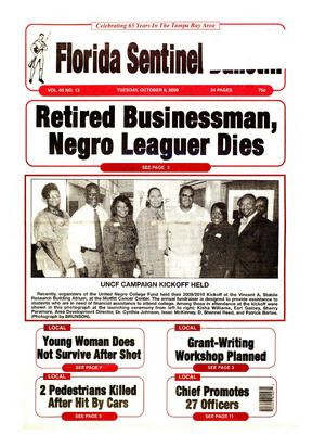 "Florida Sentinel Bulletin, October 6, 2009" by Gwen Hayes