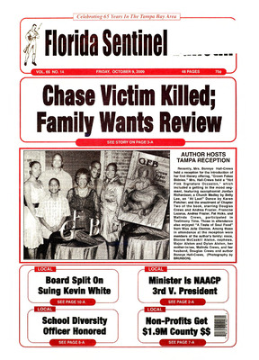 "Florida Sentinel Bulletin [Vol. 65, no. 14 (October 9, 2009)]" by ...