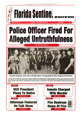 "Florida Sentinel Bulletin, October 20, 2009" by Gwen Hayes