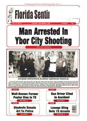 "Florida Sentinel Bulletin, December 8, 2009" by Gwen Hayes