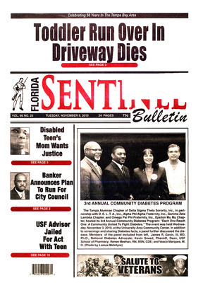"Florida Sentinel Bulletin, November 9, 2010" by Gwen Hayes