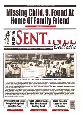 "Florida Sentinel Bulletin, November 16, 2010" by Gwen Hayes