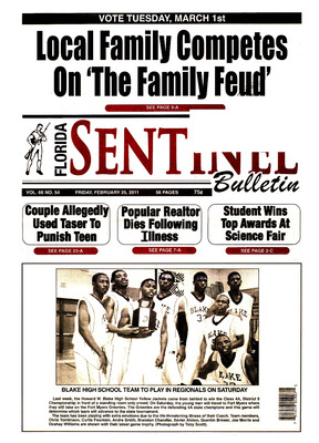 "Florida Sentinel Bulletin, February 25, 2011" by Gwen Hayes