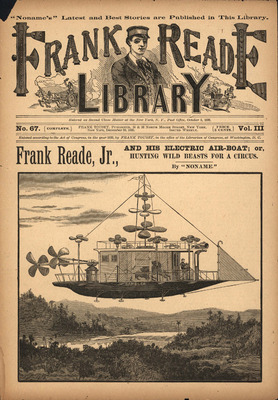 "Frank Reade, Jr., and his electric air-boat; or, Hunting wild beasts f ...