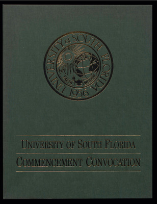 "Commencement Convocation Program, USF, December 15, 1996" by ...