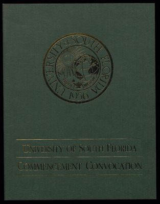 "Commencement Convocation Program, USF, August 11, 2001" by University ...