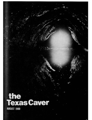 "The Texas Caver, Volume 25, No. 4, April 1980" by James Jasek