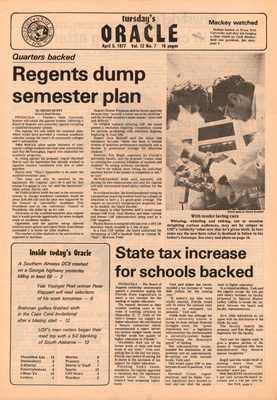 "The Oracle, April 5, 1977" by Matthew Bokor