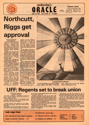 "The Oracle, April 13, 1977" by Matthew Bokor