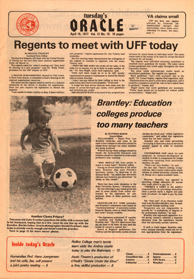 "The Oracle, April 19, 1977" by Matthew Bokor