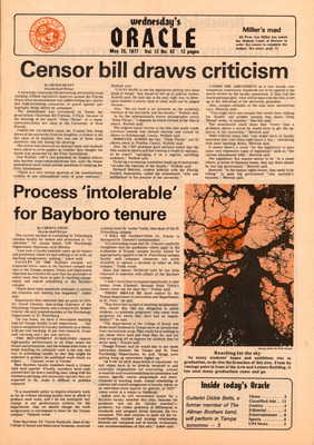 "The Oracle, May 25, 1977" by Matthew Bokor