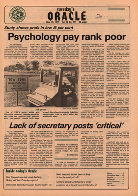 "The Oracle, November 29, 1977" by Ellen Hampton
